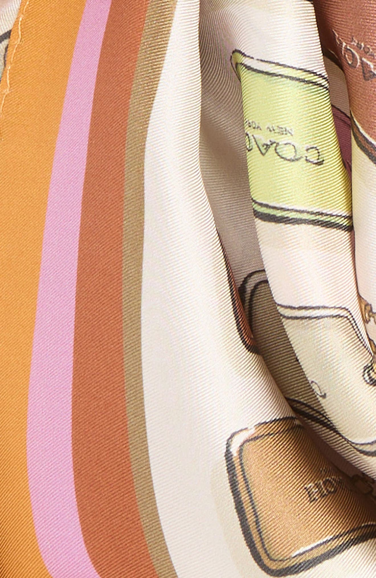 COACH Hangtag Print Silk Square Scarf | Nordstrom