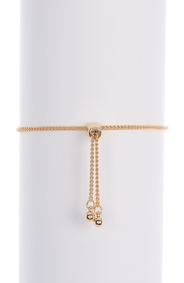 NORDSTROM RACK Semi-Precious Stone Beaded Adjustable Slider Bracelet ...