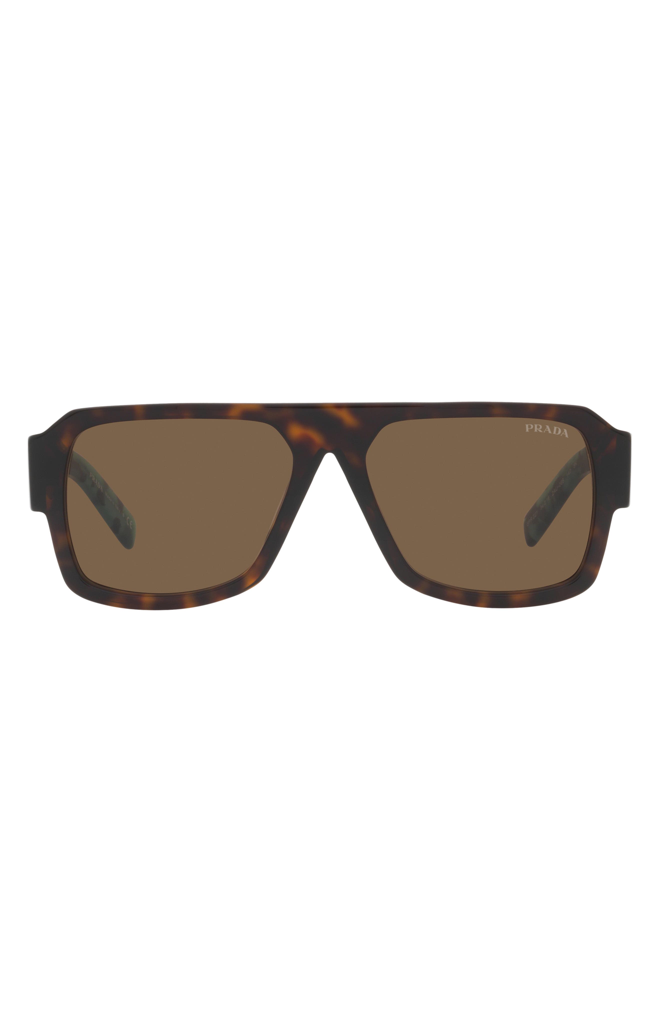 Prada 58mm Polarized Aviator Sunglasses | Nordstromrack