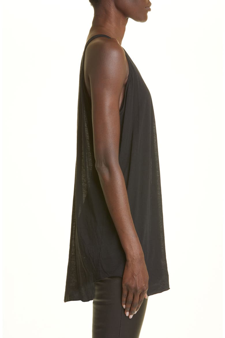 Asymmetric Longline Sheer Organic Cotton Tank Top (Women) | Nordstromrack