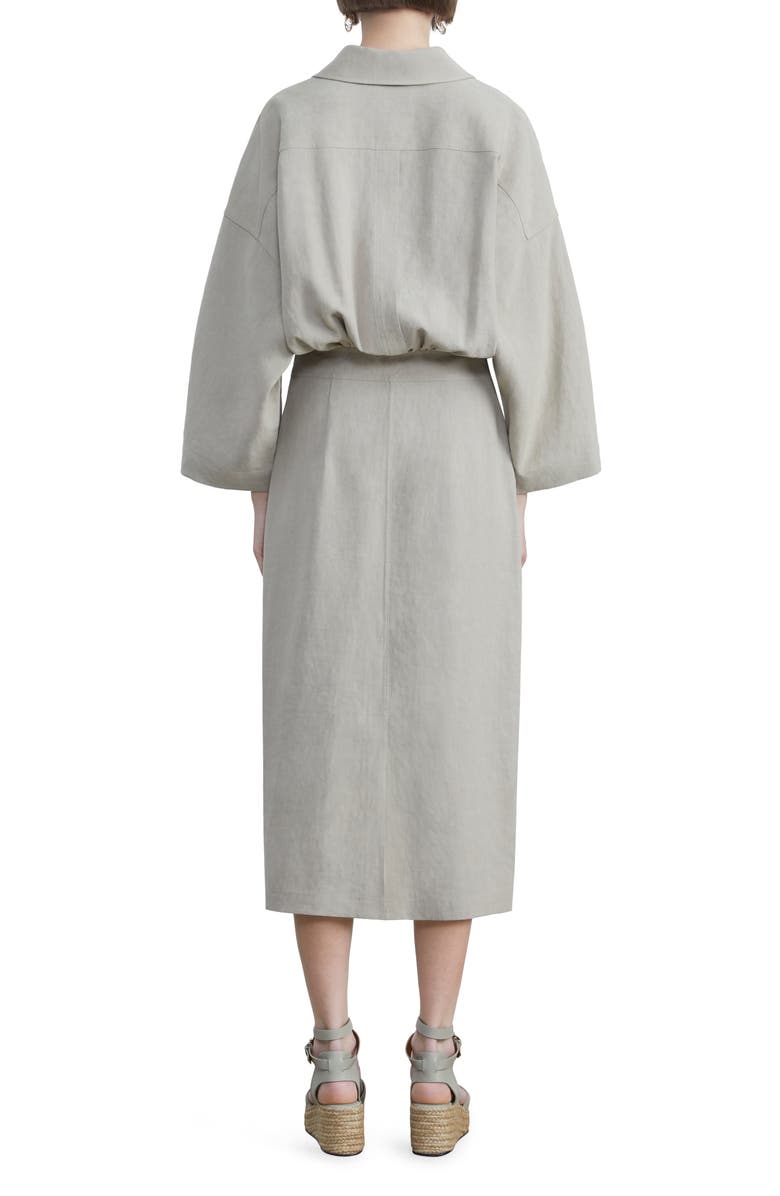 Lafayette 148 New York Whit Linen Shirtdress | Nordstromrack