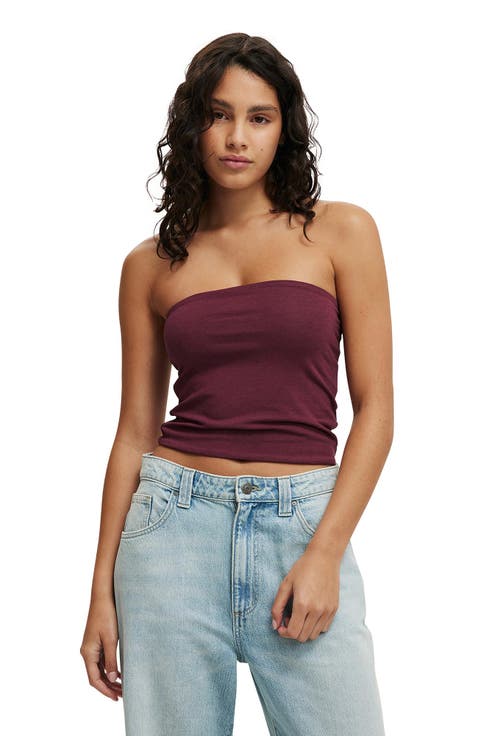 Women's Burgundy Tops | Nordstrom