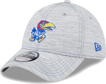 New Era Men's New Era Gray Kansas Jayhawks Speed 39THIRTY Flex Hat ...