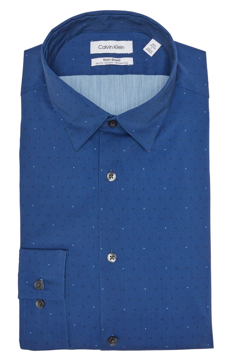 Calvin Klein Slim Fit Strain Shield Dress Shirt | Nordstromrack
