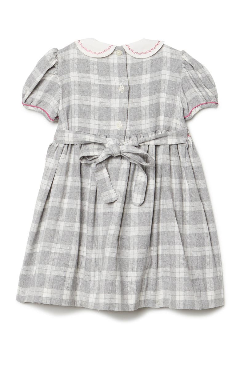 Carriage Boutique Peter Pan Collar Smocked Plaid Day Dress | Nordstromrack