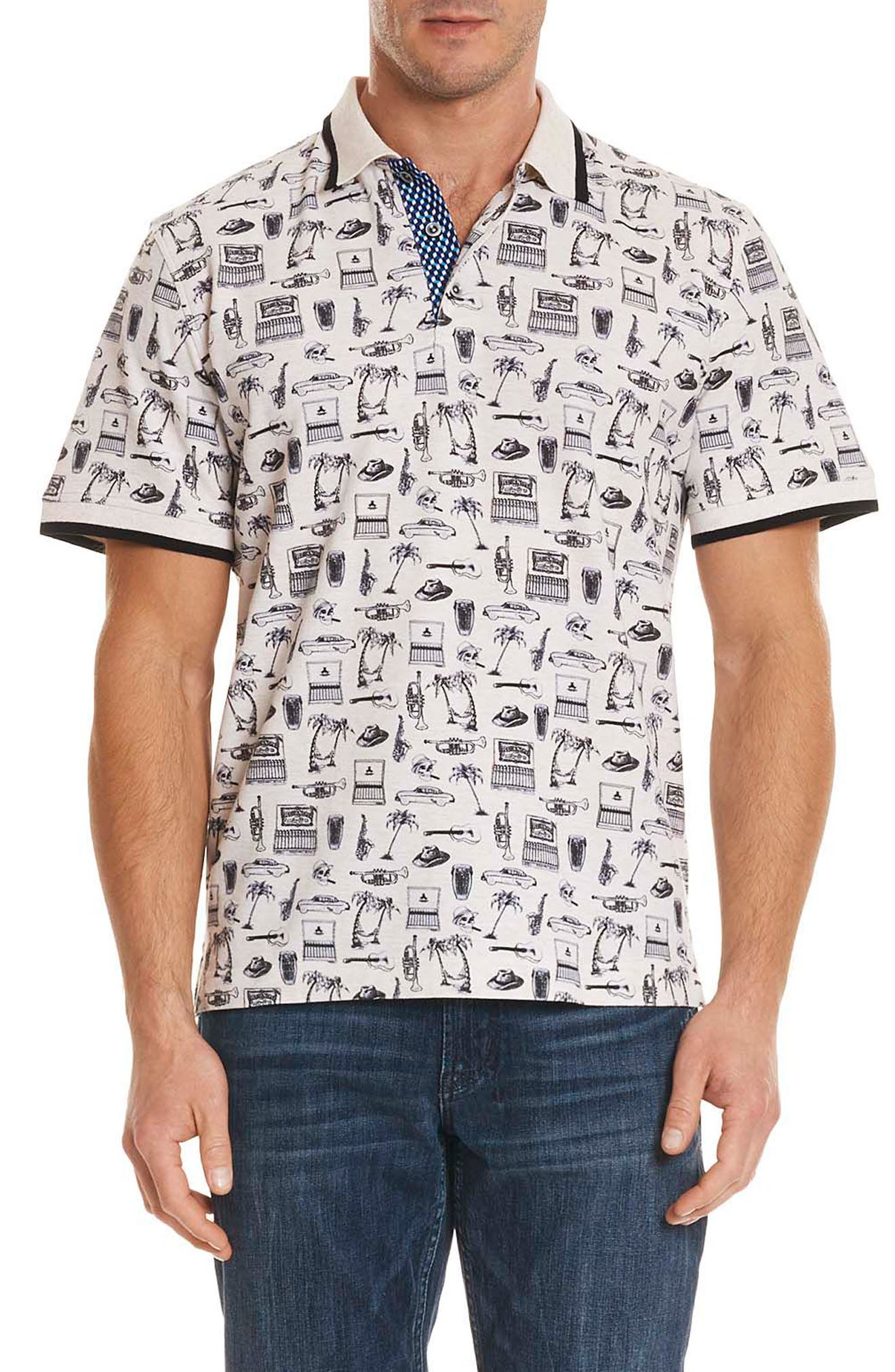 Robert Graham Missile Piqué Polo | Nordstrom