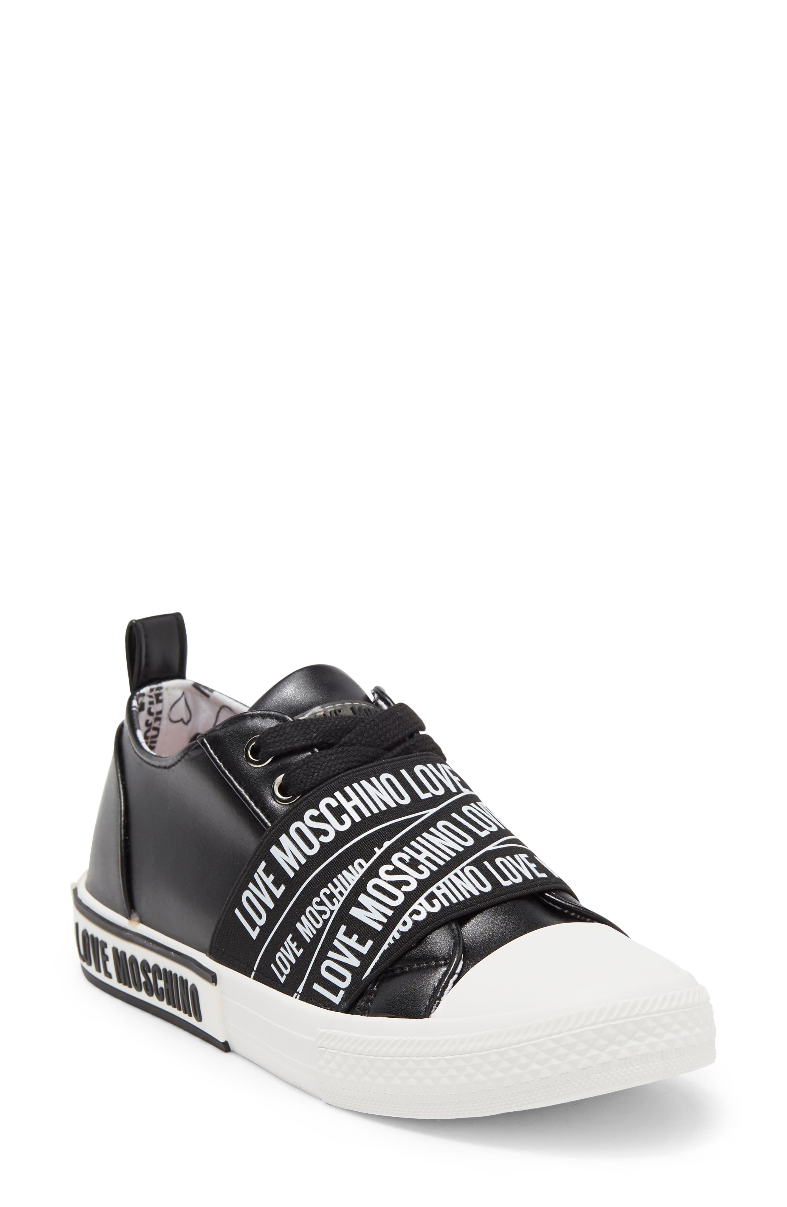 Love Moschino Logo Strap Sneaker (Women) | Nordstromrack