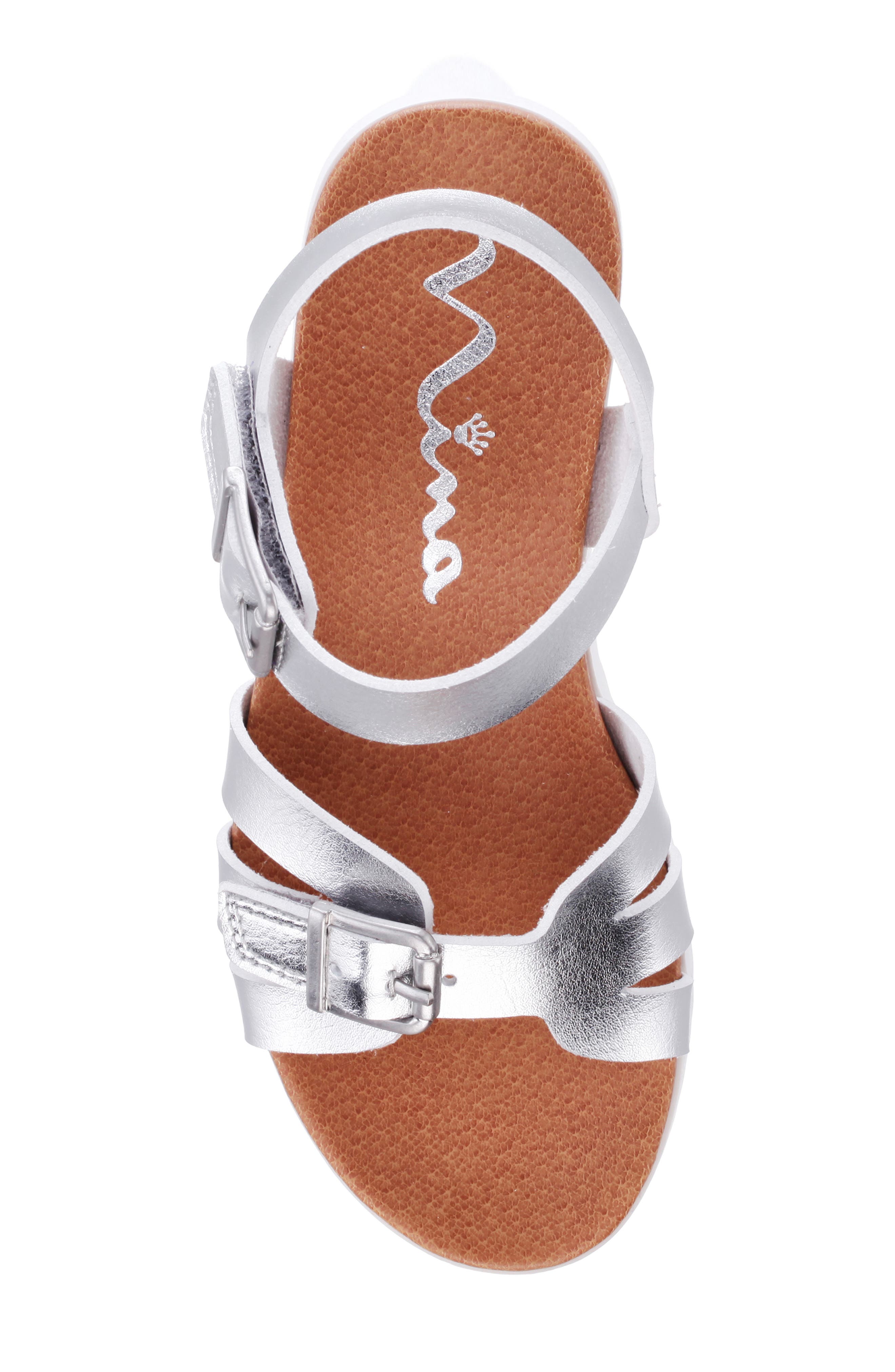 Nina Kids' Lacey Metallic Strappy Sandal | Nordstromrack