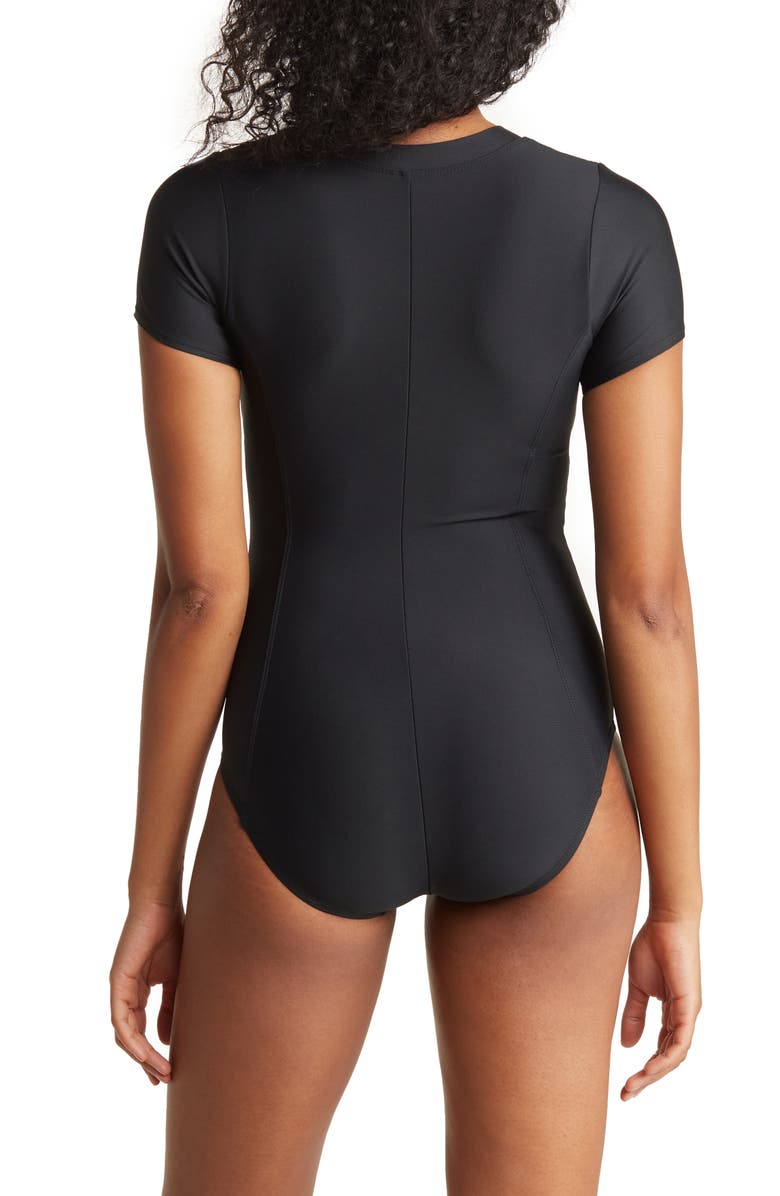 NEXT BY ATHENA Native Palms Malibu Short Sleeve One-Piece Swimsuit ...