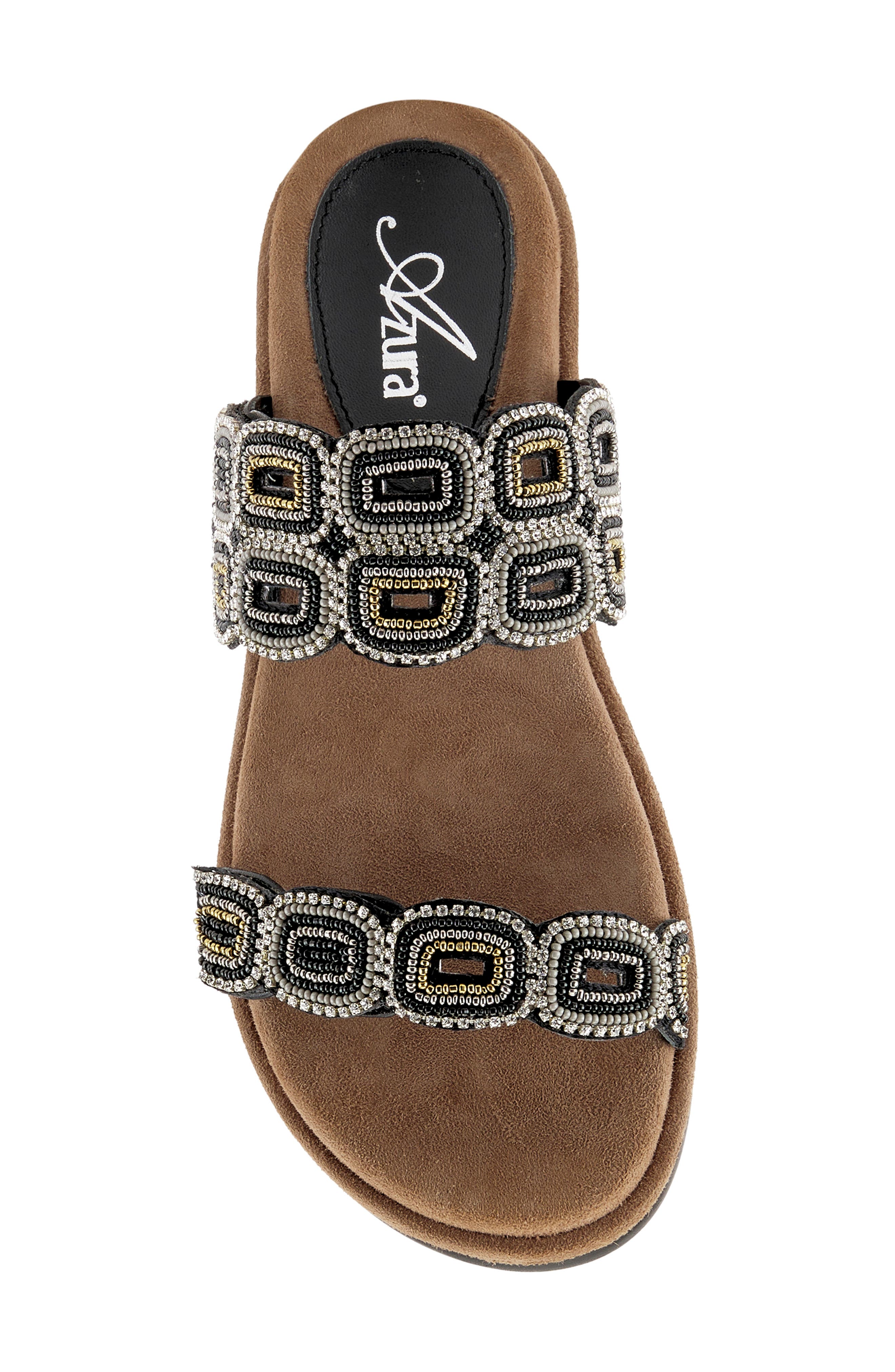 AZURA BY SPRING STEP Regency Beaded Platform Slide Sandal (Women ...