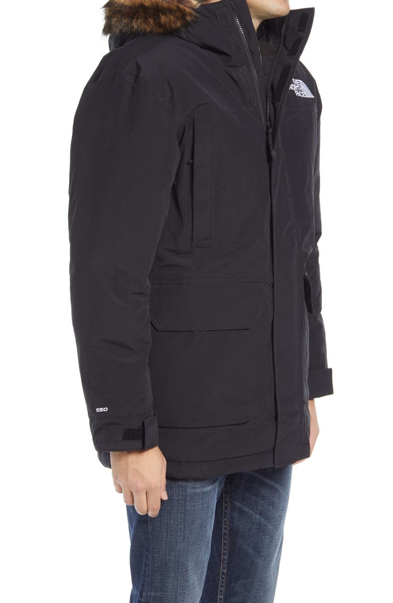 The North Face McMurdo Waterproof 550 Fill Power Down Parka with Faux ...