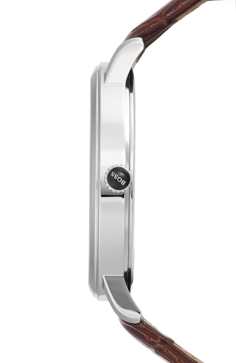 BOSS Tradition Leather Strap Watch, 40mm | Nordstrom