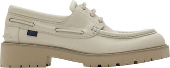 Burberry Leather Raft Boat Shoes | Nordstrom
