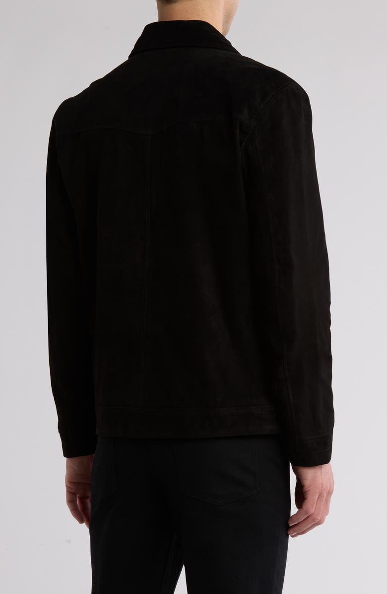 Slate & Stone Suede Zip Racer Jacket | Nordstromrack
