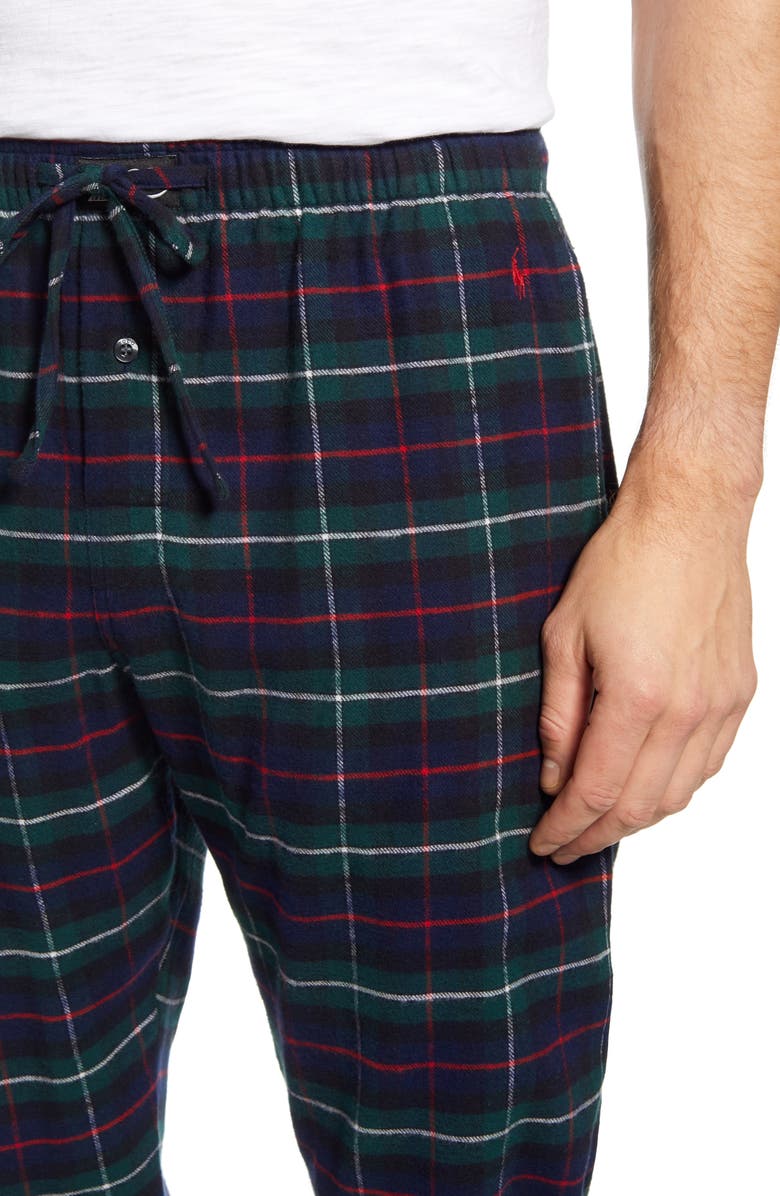 Polo Ralph Lauren Plaid Flannel Jogger Pajama Bottoms | Nordstromrack