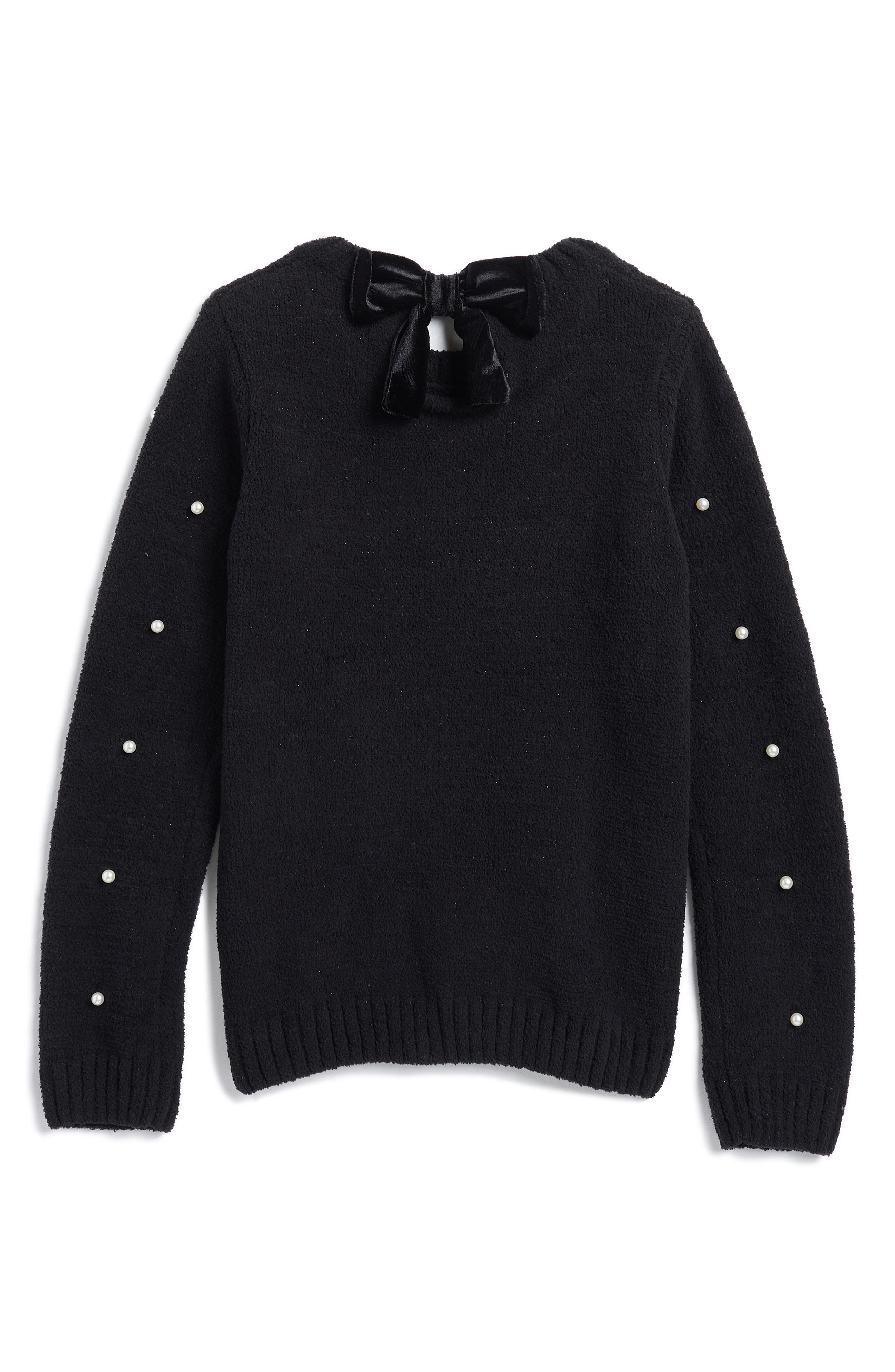 BTWEEN Kids' Chenille Sweater & Ear Muffs Set | Nordstromrack