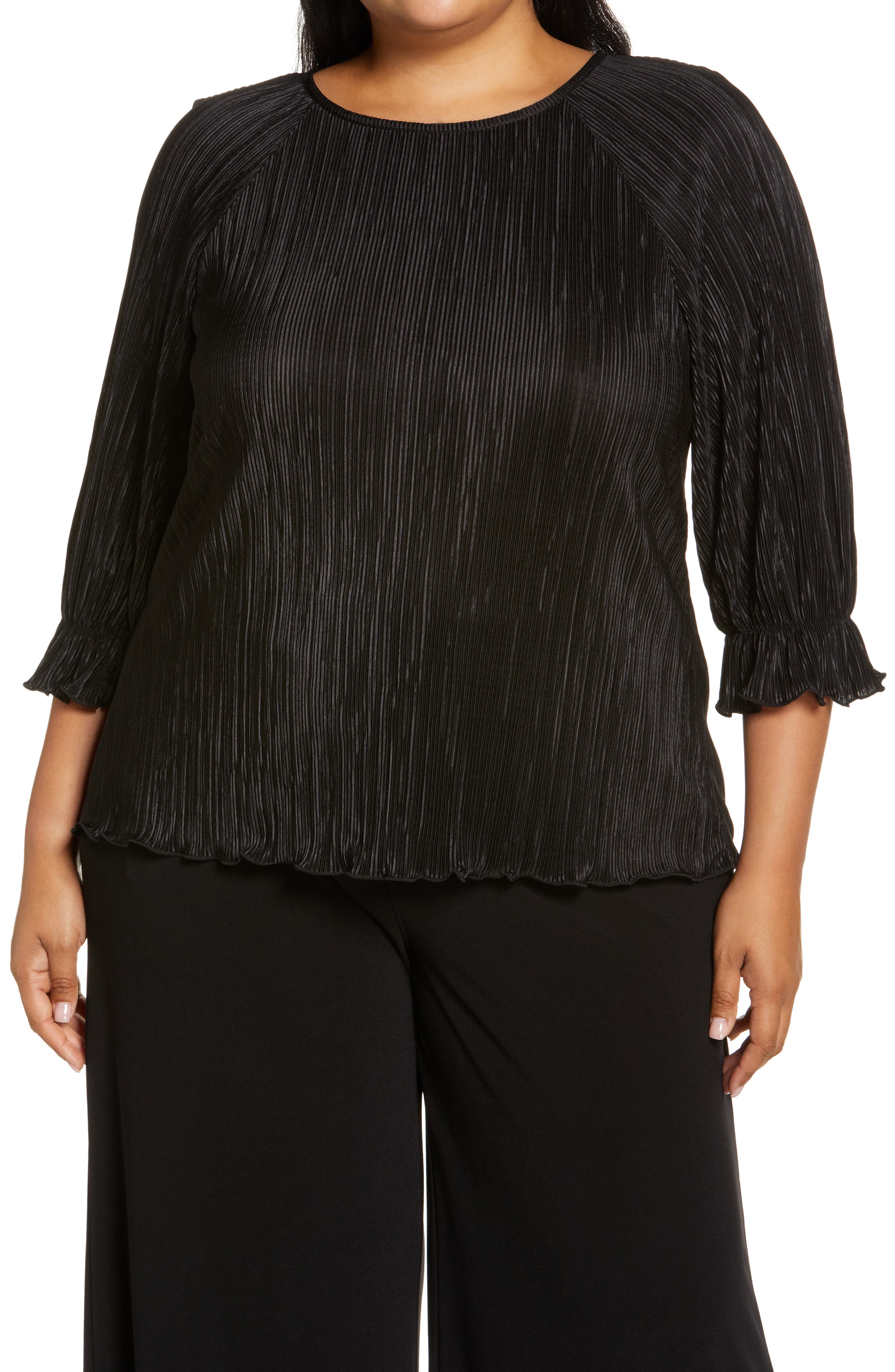 Halogen® Plissé Blouse | Nordstromrack