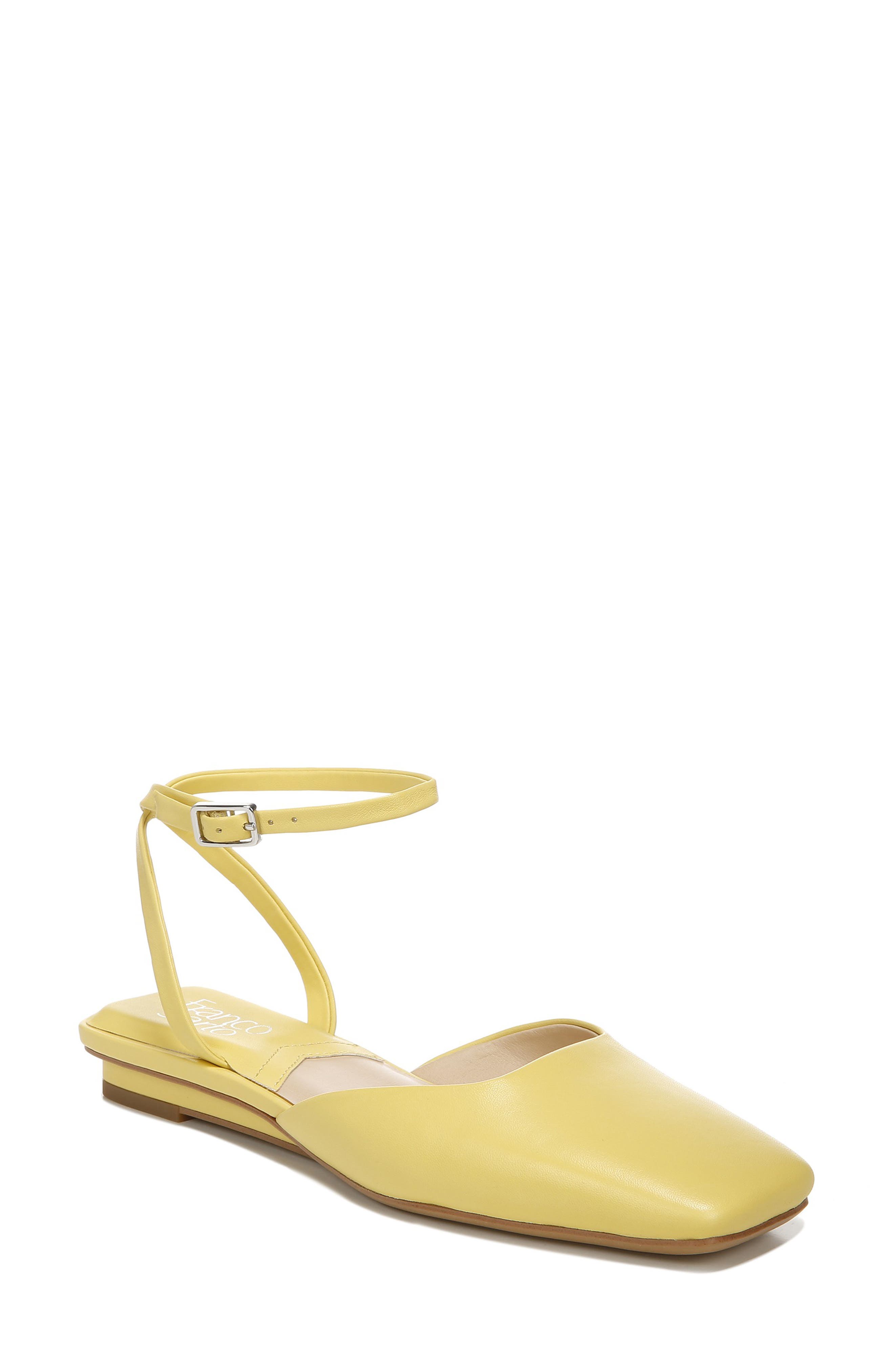 Franco Sarto Jolee Ankle Strap Flat (Women) | Nordstrom