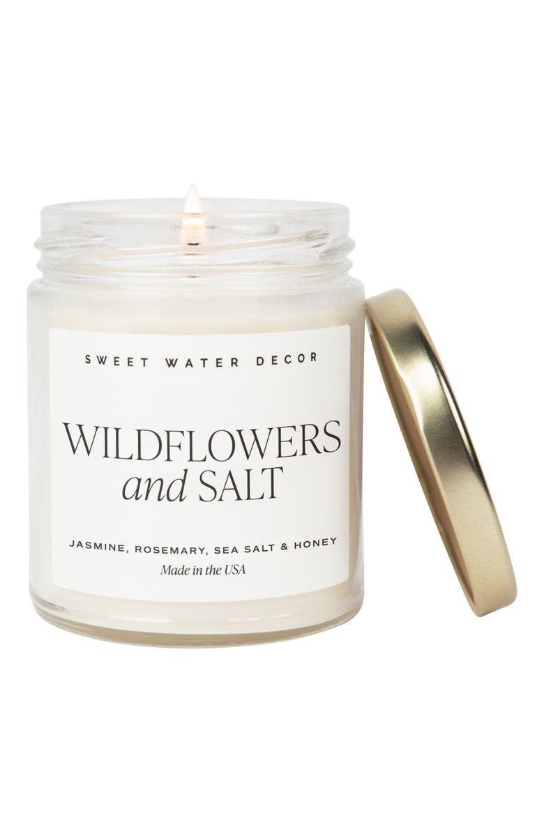 SWEET WATER DECOR Wild Flowers & Salt 9-Ounce Jar Candle | Nordstromrack