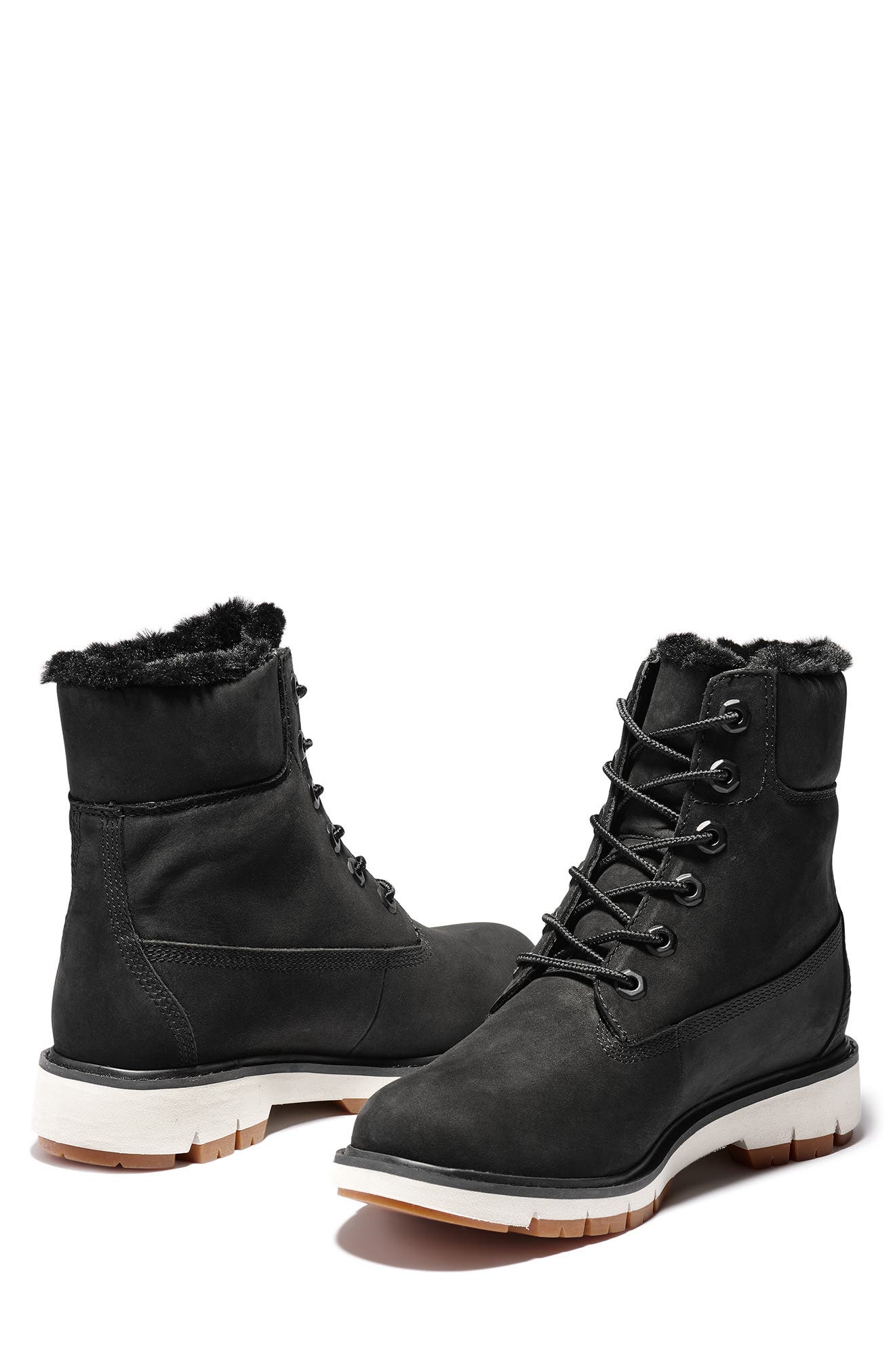 Timberland Lucia Waterproof Faux Fur Lined Leather Boot (Women ...