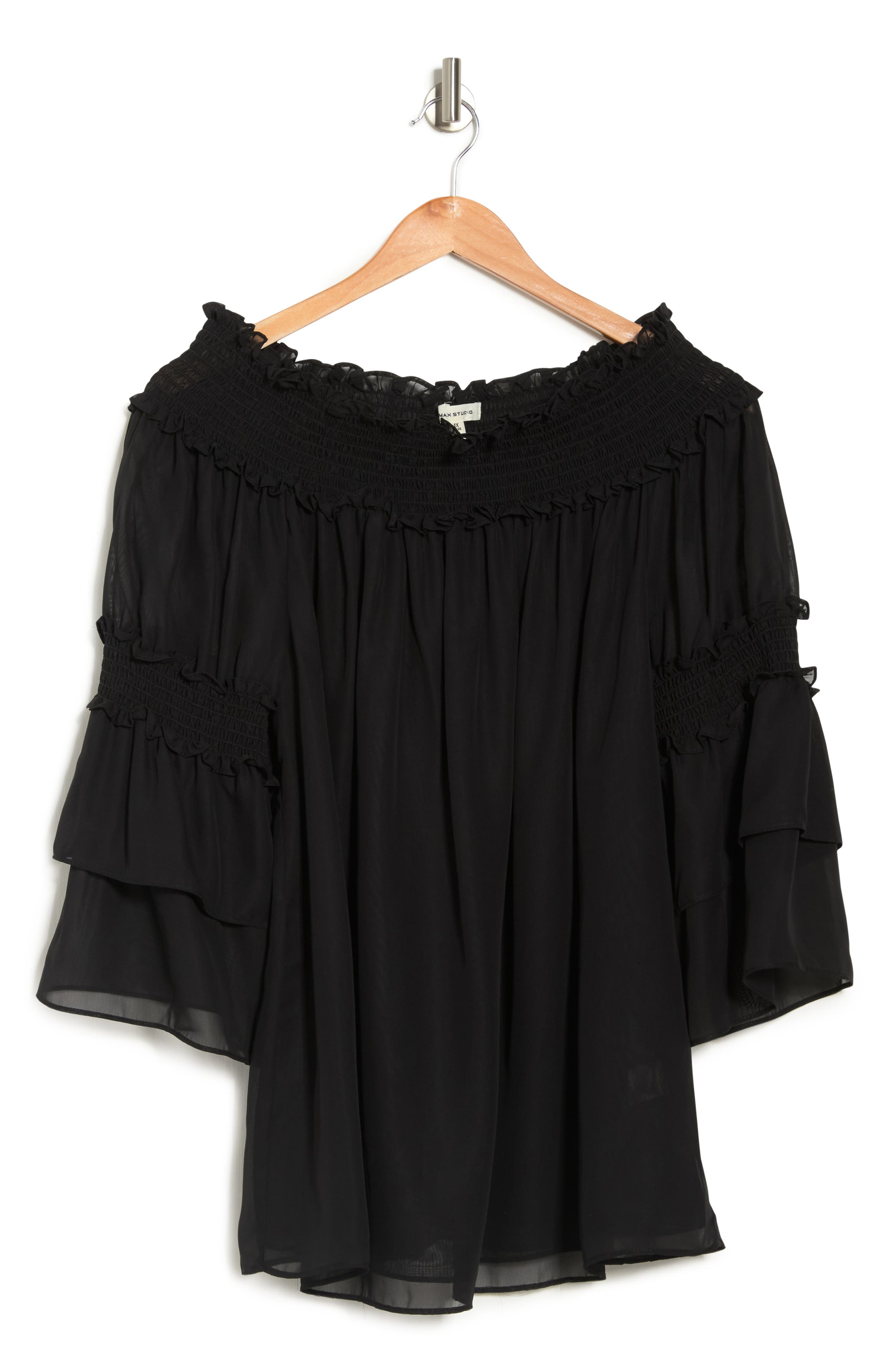 Off-the-Shoulder Bell Sleeve Top (Women) | Nordstromrack