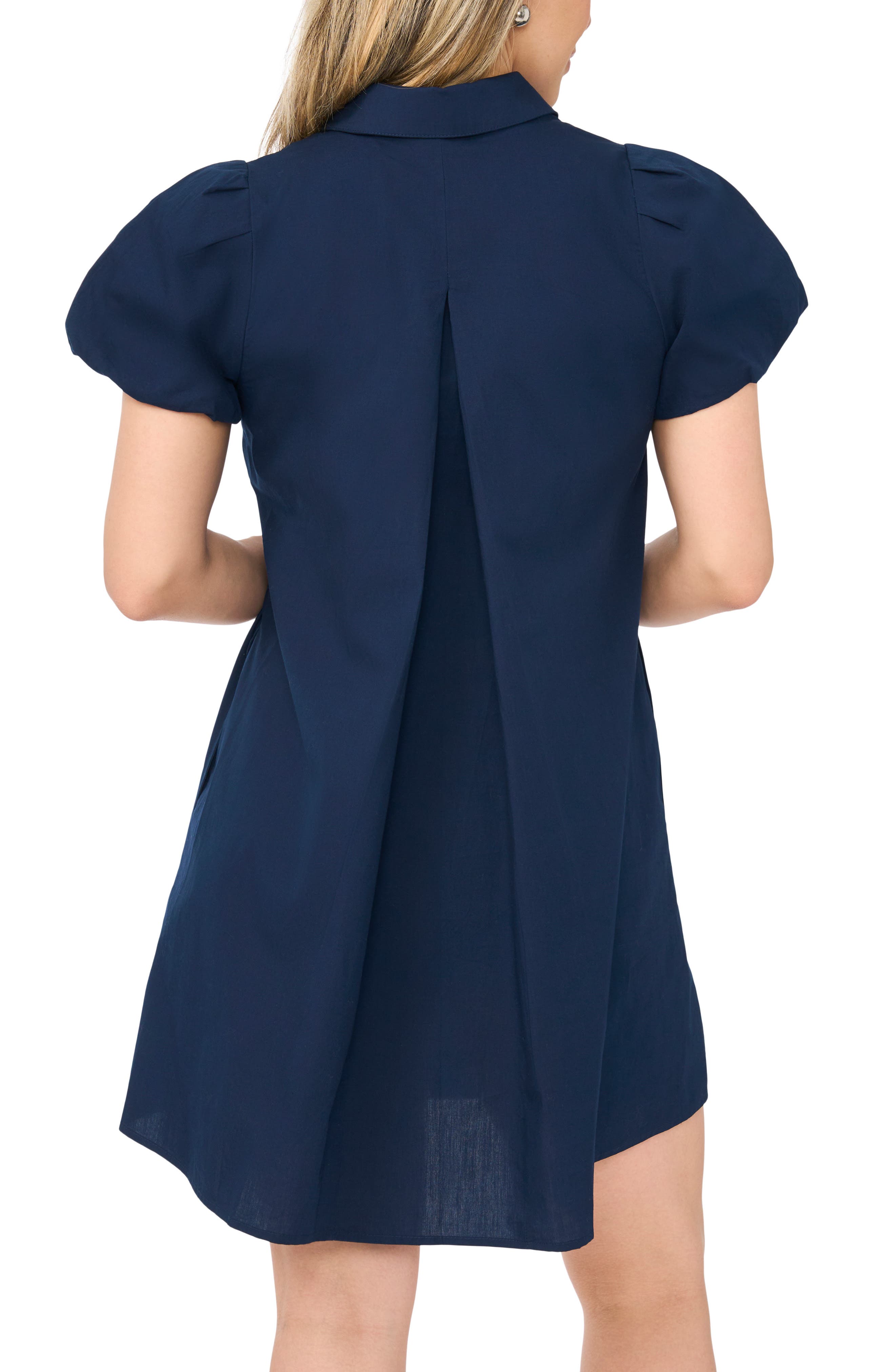 Halogen® Puff Sleeve A-Line Shirtdress | Nordstromrack