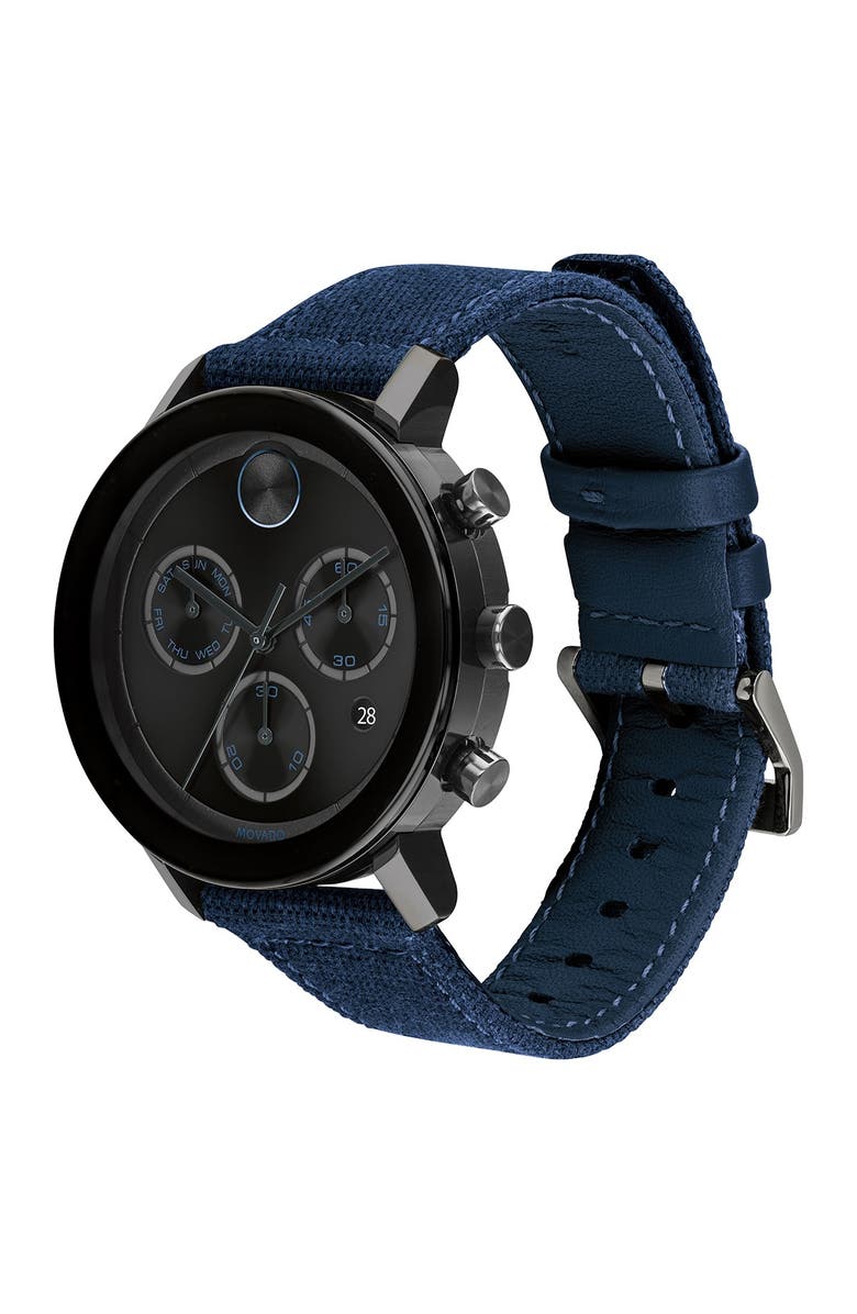 Movado Men's Bold Evolution Canvas Strap Watch, 42mm | Nordstromrack