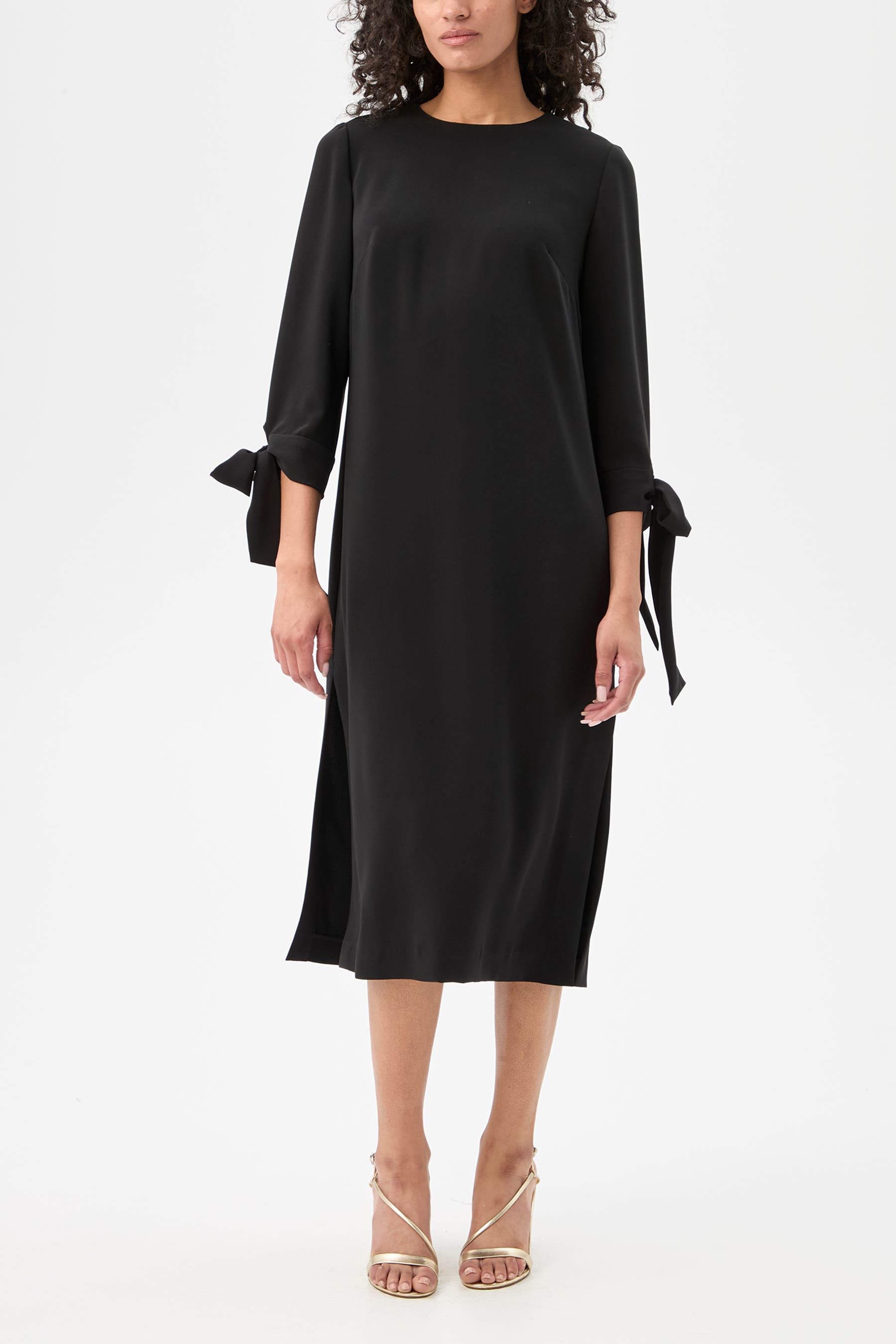 Trina Turk Drama Tie Sleeve Midi Dress | Nordstrom