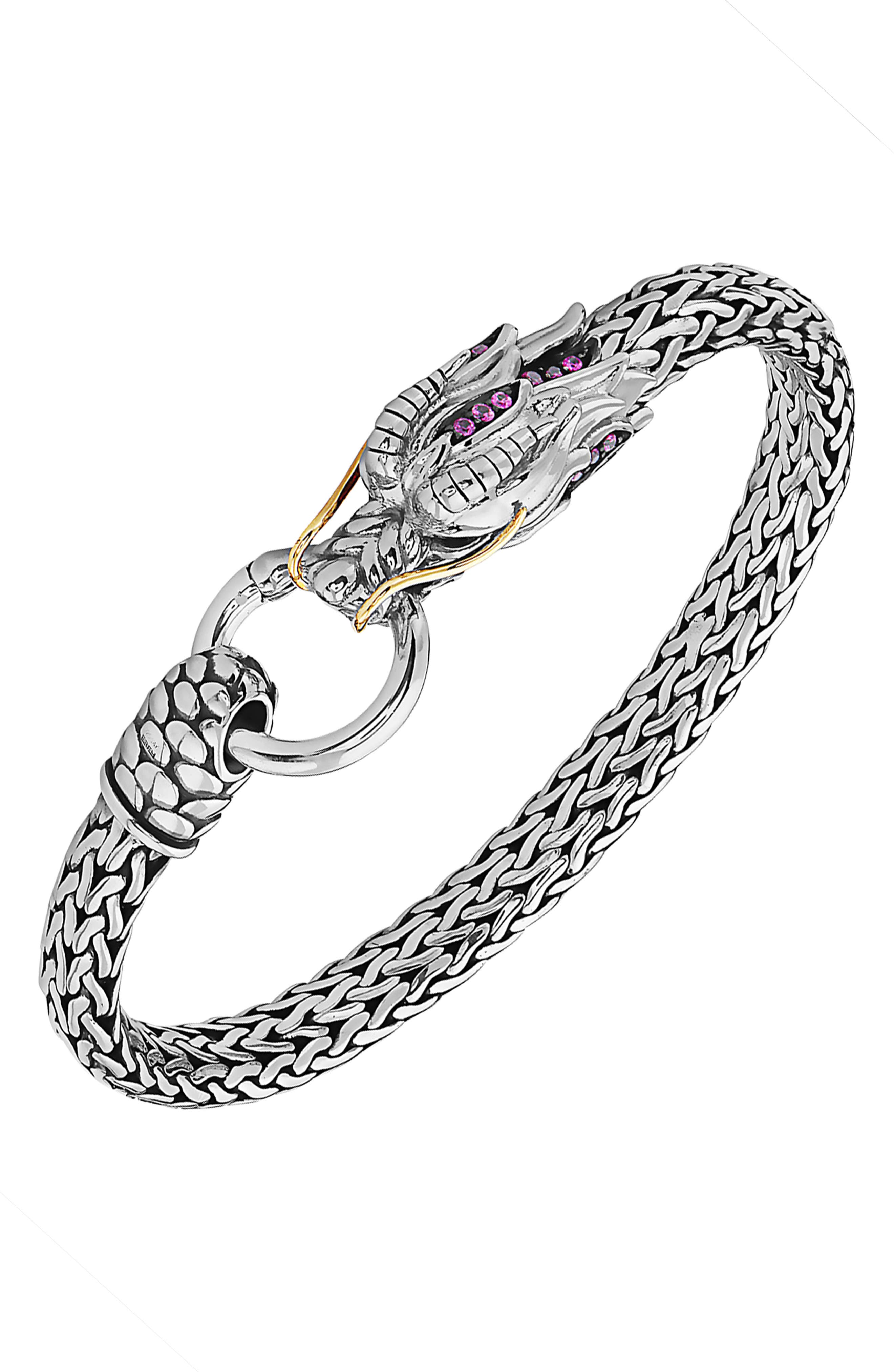 EFFY Sterling Silver & 14K Gold Ruby Dragon Bracelet | Nordstromrack