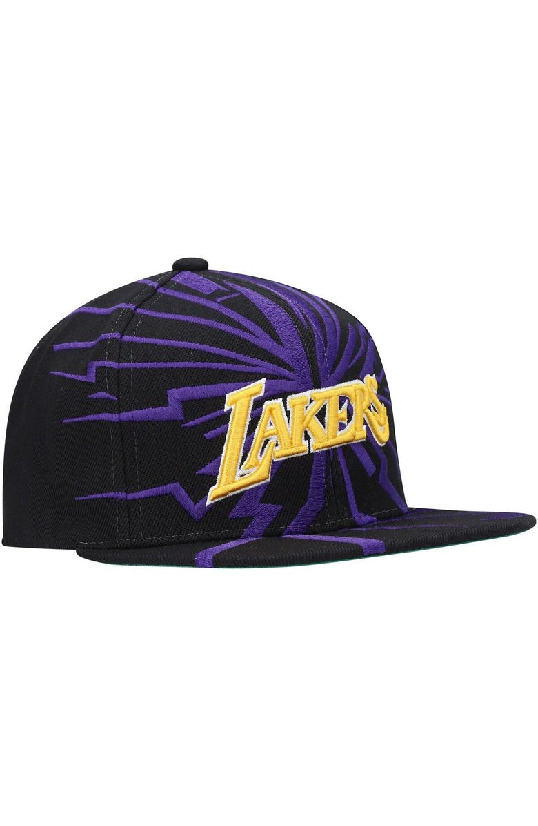 Mitchell & Ness Men's Mitchell & Ness Black Los Angeles Lakers Hardwood ...