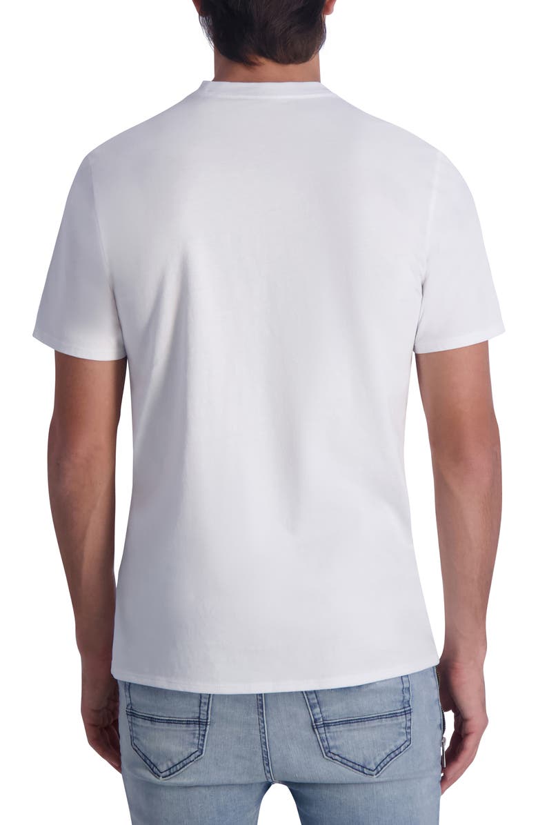 KARL LAGERFELD PARIS Flocked Circle Logo T-Shirt | Nordstromrack