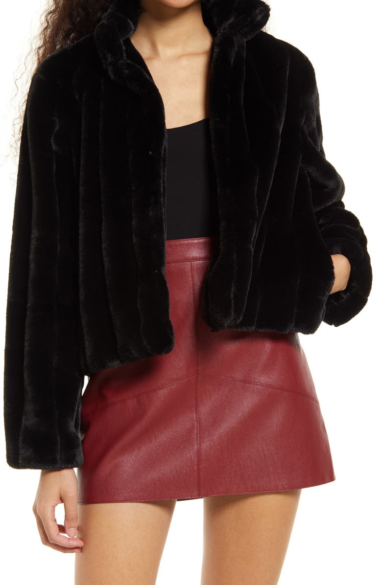 Lulus A Chic Classic Faux Fur Jacket | Nordstromrack