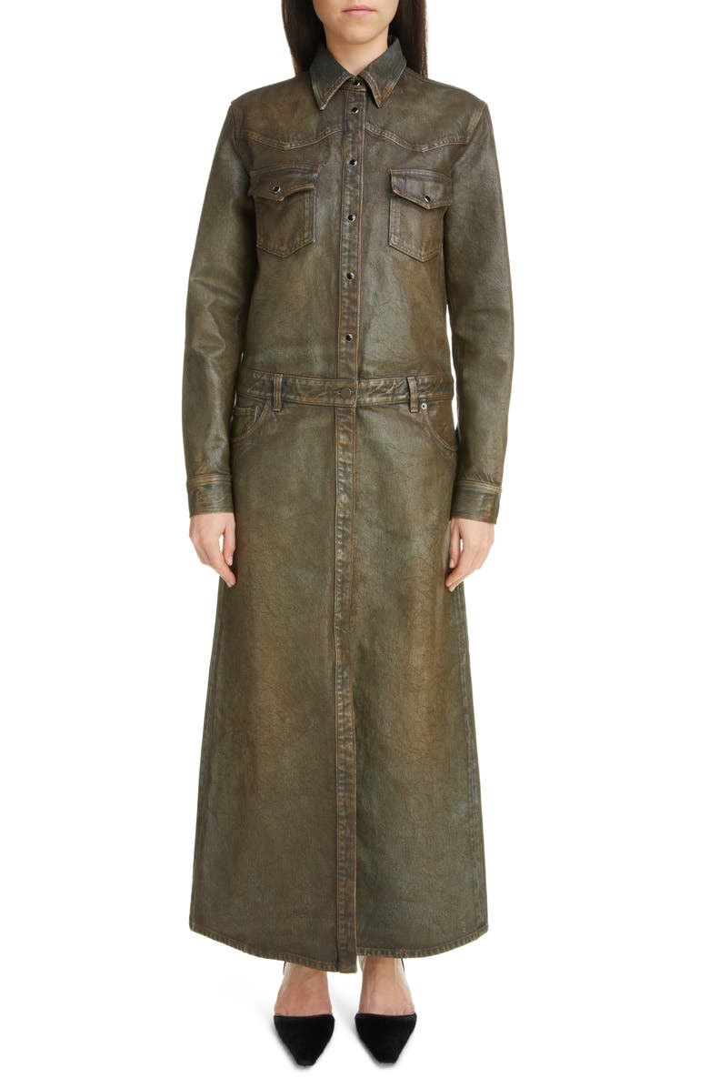 Acne Studios Dacna Coated Denim Coat | Nordstromrack