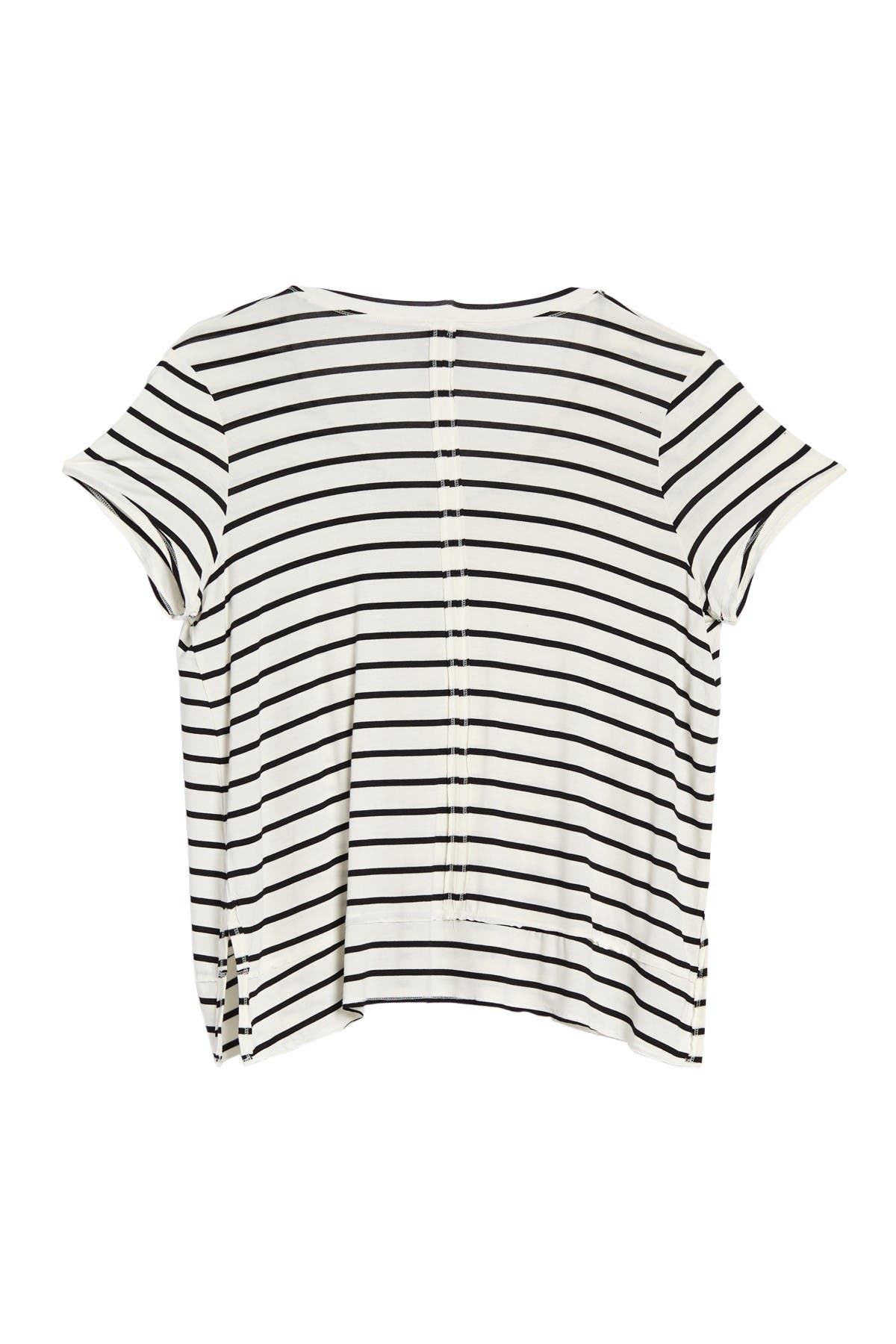 Heather by Bordeaux Exposed Seam V-Neck T-Shirt | Nordstromrack