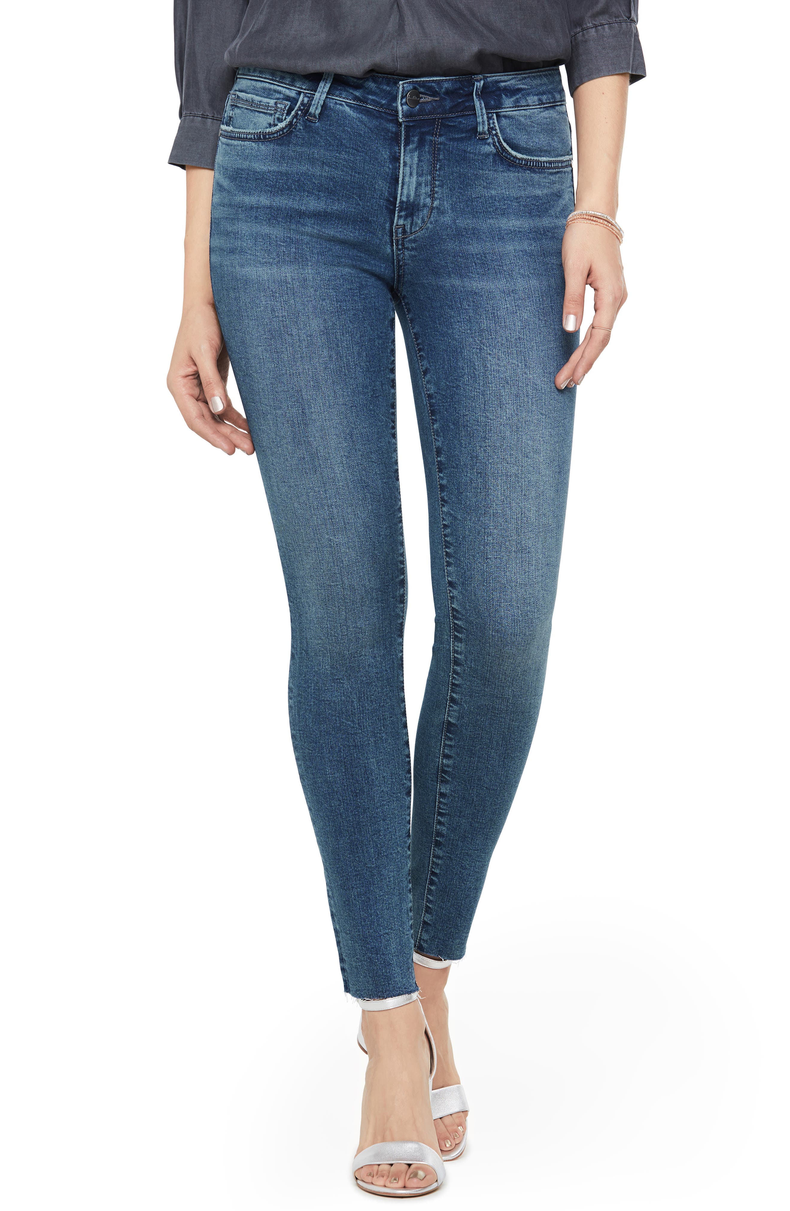 Sam Edelman The Kitten Raw Hem Ankle Skinny Jeans | Nordstrom