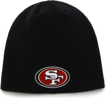 '47 Men's '47 Black San Francisco 49ers Primary Logo Knit Beanie ...