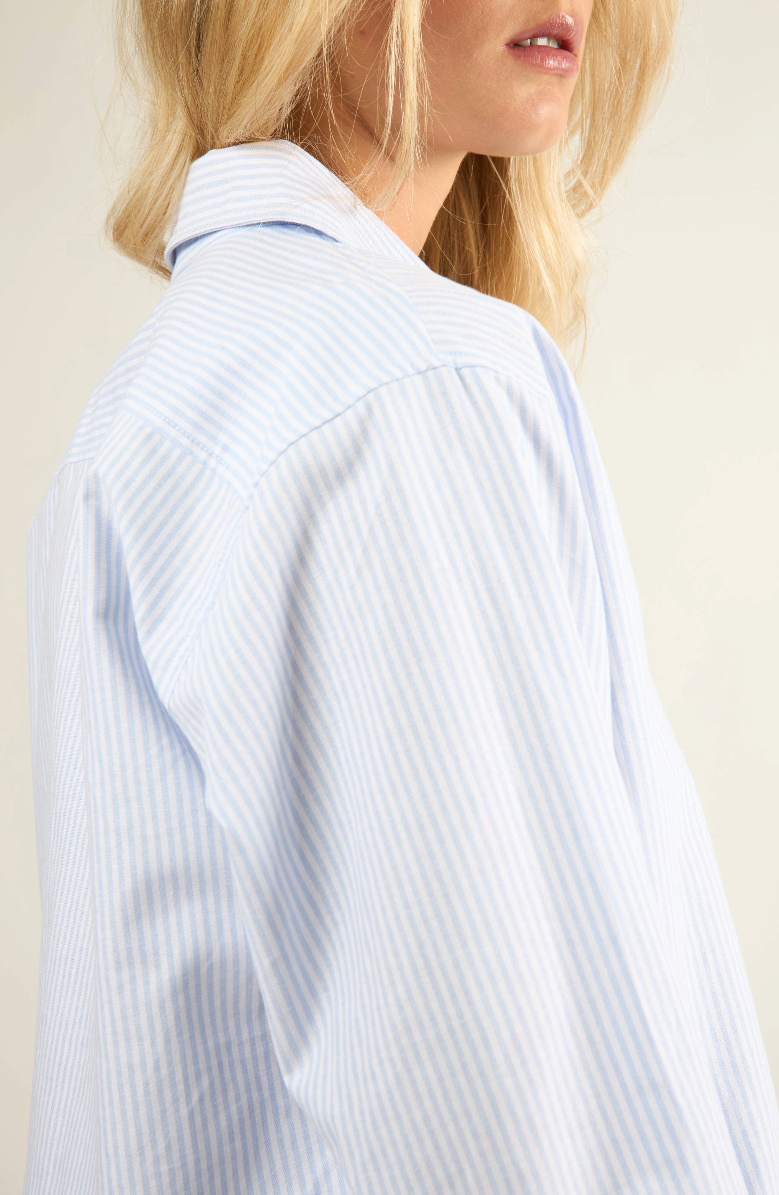 Viens Avec Moi The Hamptons Ocford Cotton Shirt | Nordstrom