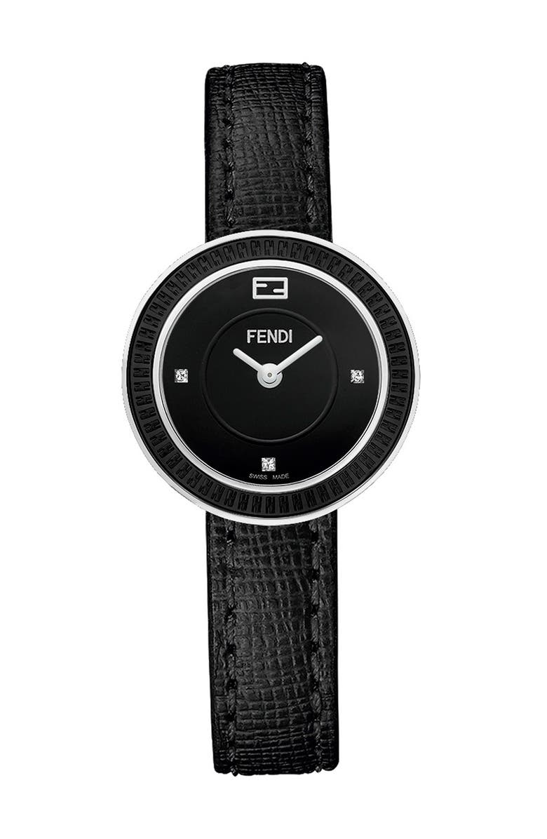 Fendi Women's Fendi My Way Leather Strap Watch, 36mm | Nordstromrack