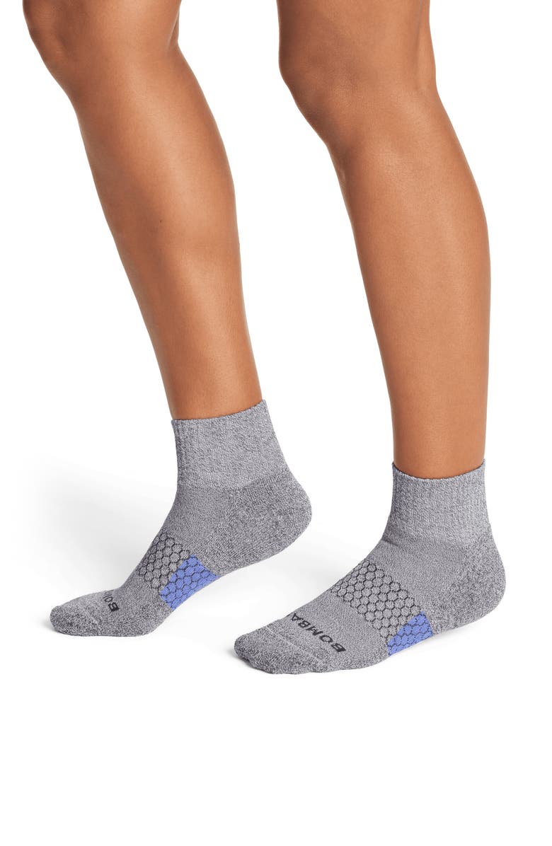 Bombas Marl Quarter Crew Socks | Nordstrom