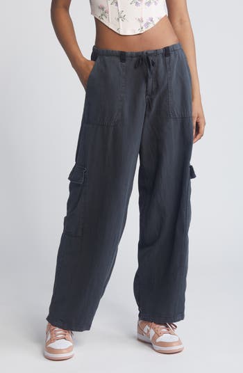 BDG Urban Outfitters Cocoon Cotton & Linen Cargo Pants | Nordstrom