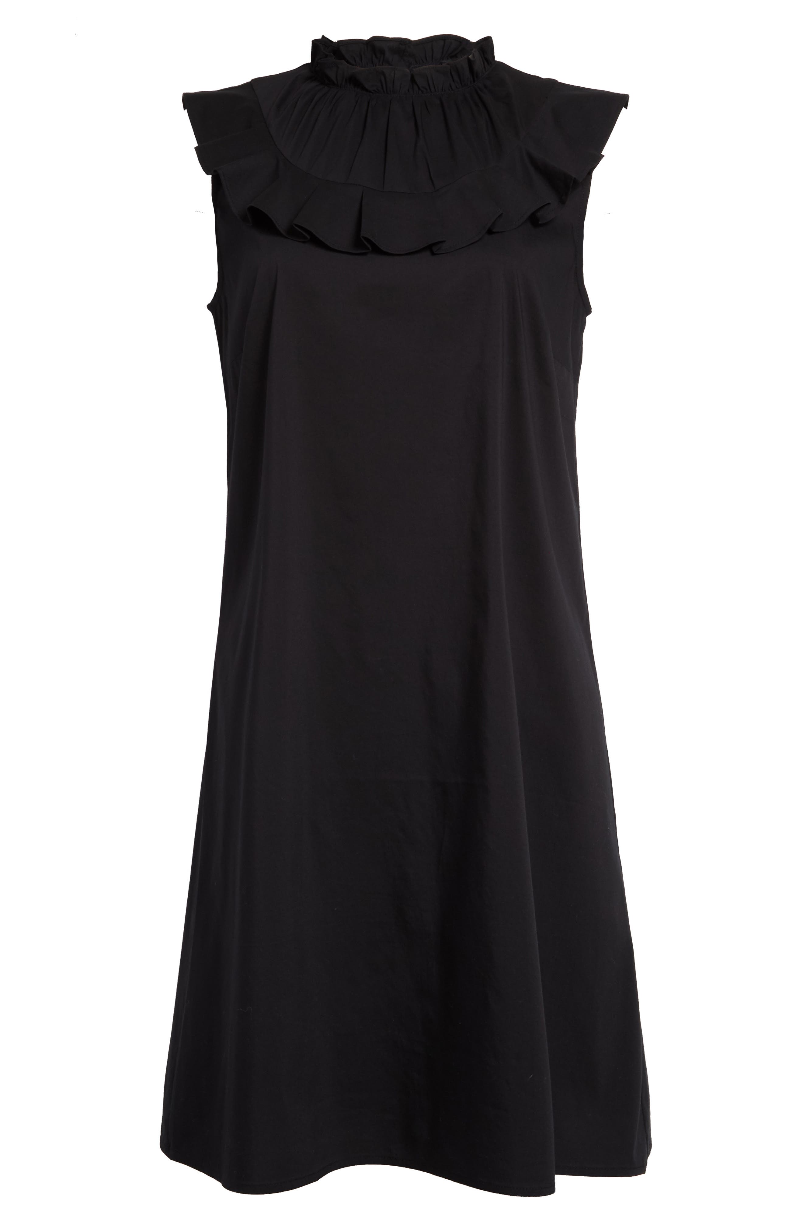 Halogen® Sleeveless Ruffle Yoke Shift Dress | Nordstromrack