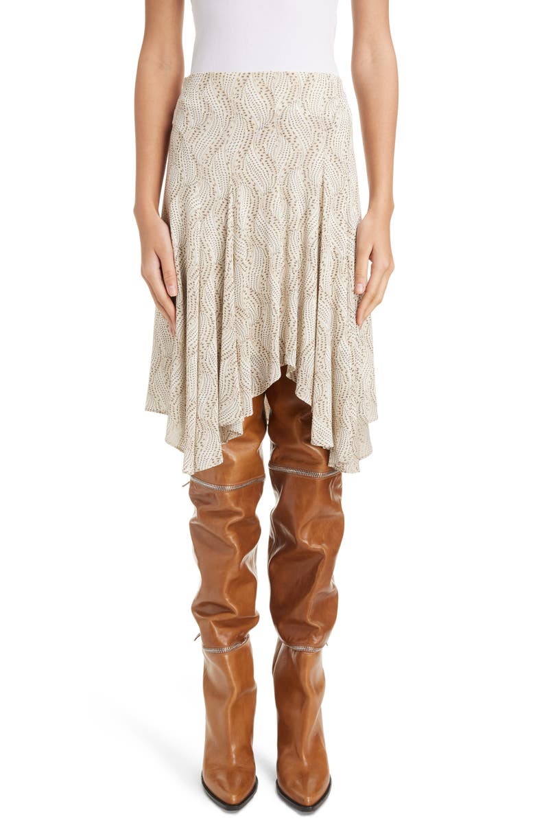 Isabel Marant Piercy Abstract Print Asymmetric Skirt | Nordstromrack