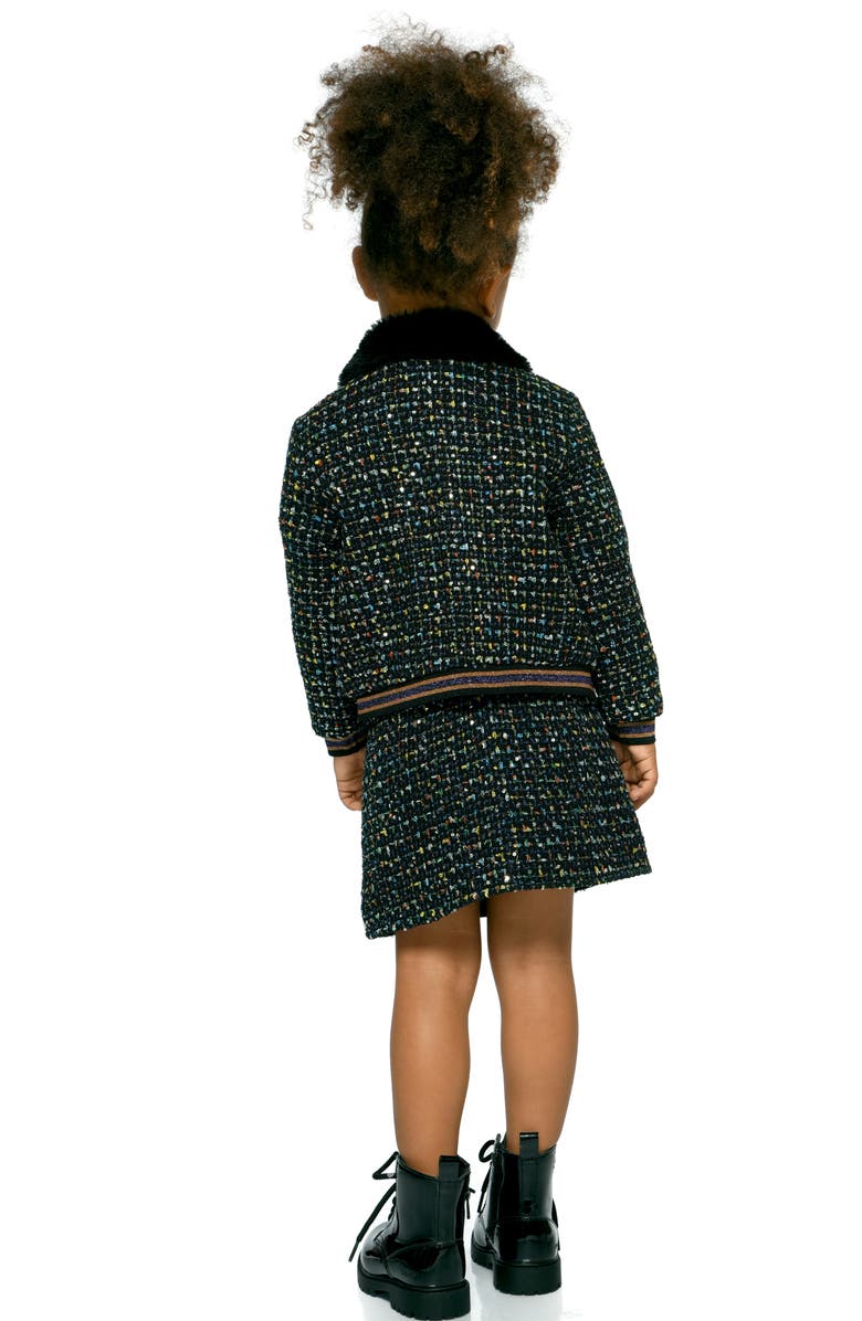 Hannah Banana Kids' Sequin Tweed Jacket | Nordstromrack