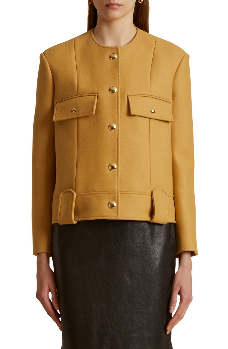 Khaite Laybin Stretch Wool Jacket | Nordstromrack