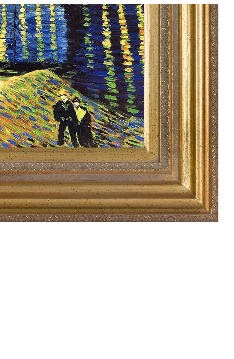 OVERSTOCK ART Starry Night Over the Rhone - Framed Oil Reproduction of ...