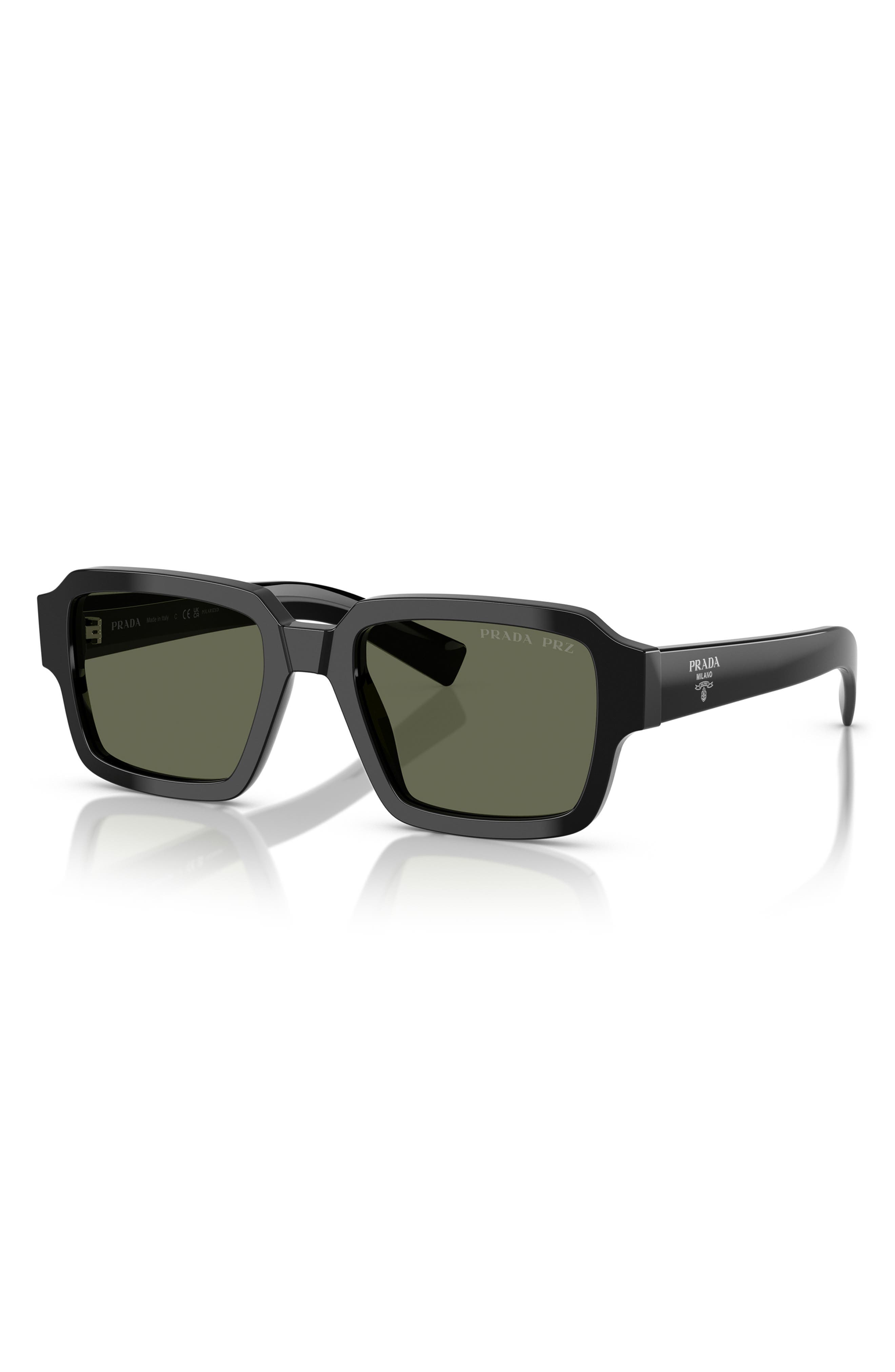 Prada 54mm Polarized Square Sunglasses | Nordstrom