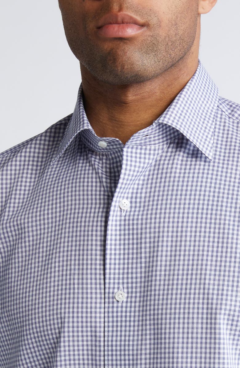 Peter Millar Renato Microcheck Button-Up Shirt | Nordstrom