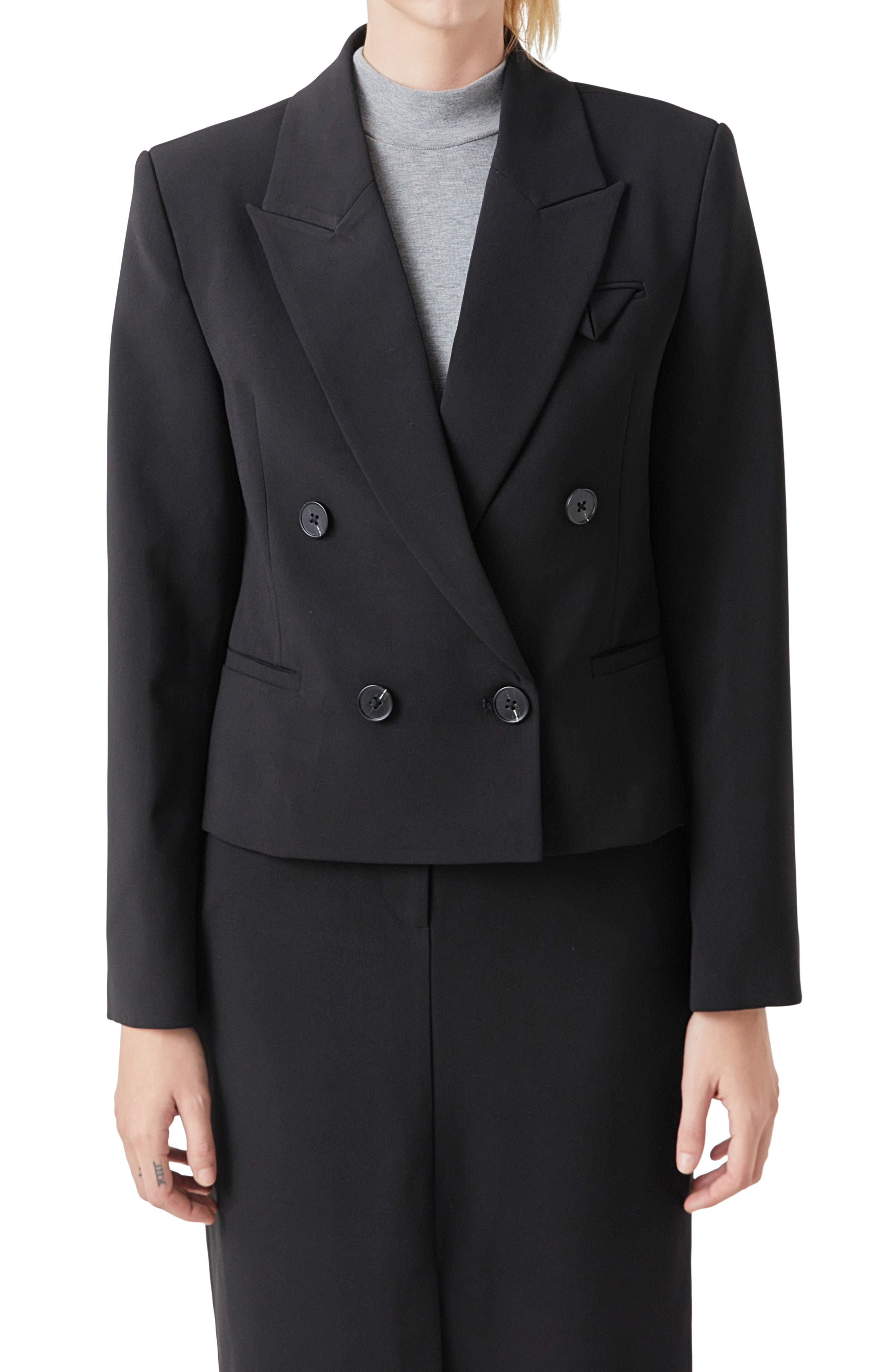 Grey Lab Double Breasted Blazer | Nordstromrack