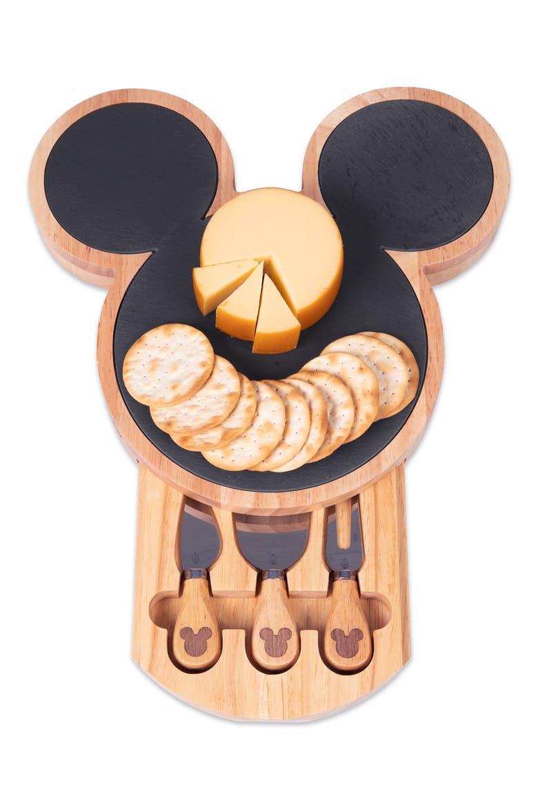 x Disney® Mickey Mouse Slate Cheese Board & Knives Set | Nordstromrack