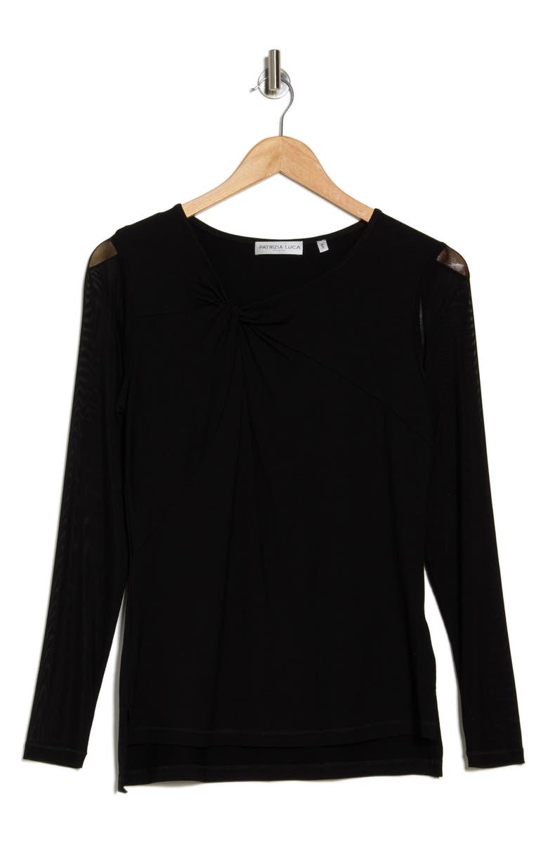 PATRIZIA LUCA Mesh Trim Top | Nordstromrack